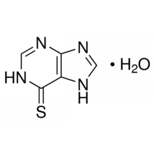 Купить 6-меркаптопурин моногидрат, 98%, Alfa Aesar, 1g в Москве - Реарус